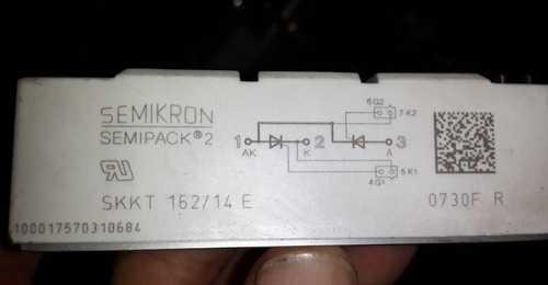 Тиристорный модуль semikron skkt 162/14E