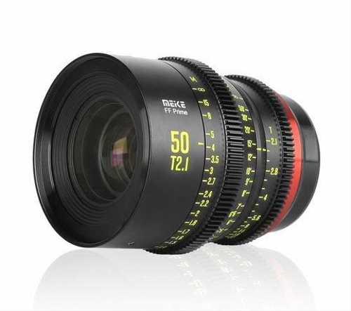 Meike Prime 50mm T2.1 Cinema Lens Canon RF FF