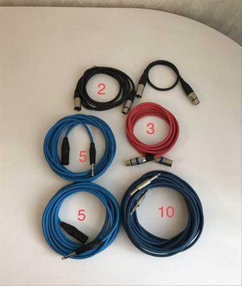 Кабель xlr jack провод