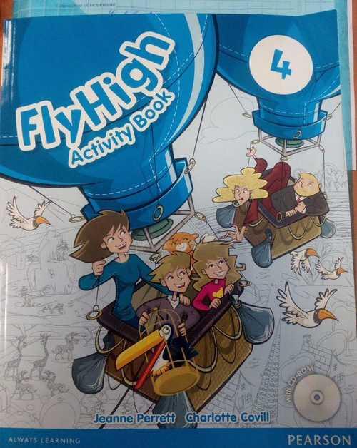 Учебник английского FlyHigh Activity Book 4 новый