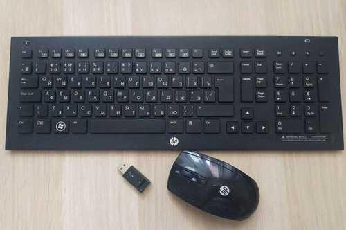 Беспроводная клавиатура + мышь hp