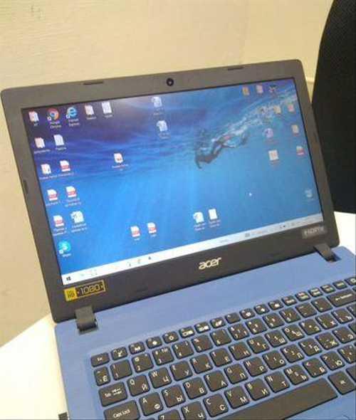 Ноутбук 14" Acer Aspire 1 A114-32-C4F6 синий