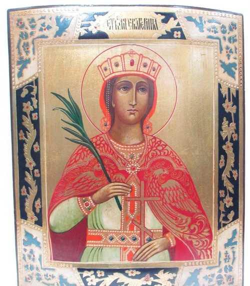 Икона «Святая великомученица Екатерина». Дерево