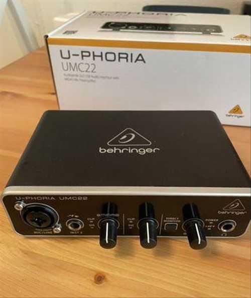 Звуковая карта u phoria umc22