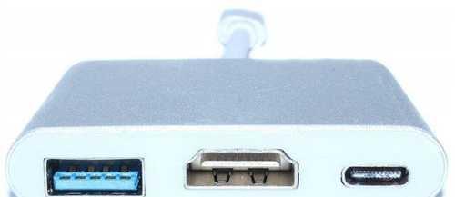 Переходник Type-c Hub USB3.0 - hdmi - Type-c