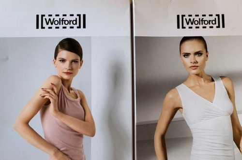 Wolford (Вулфорд) новые топы top XS корал/S белый