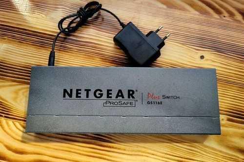 Коммутатор netgear GS116E