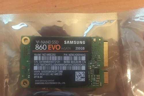 SSD mSata Samsung 860 EVO 250гб MZ-M6E250