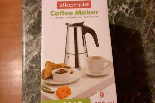 Новая гейзерная кофеварка Kamille