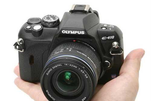 Фотоаппарат зеркальный Olympus E410 Kit Black