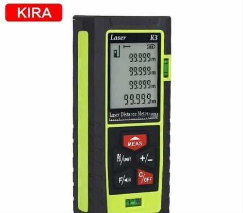 Лазерная рулетка, дальномер Kira 40м
