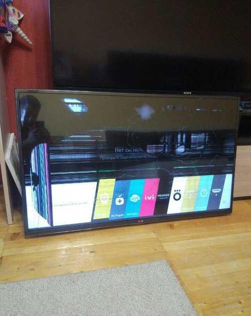 Разбитый LG 42 SmartTV,wifi