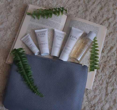 Espa,elemis, tarte, benefit, glow recipe