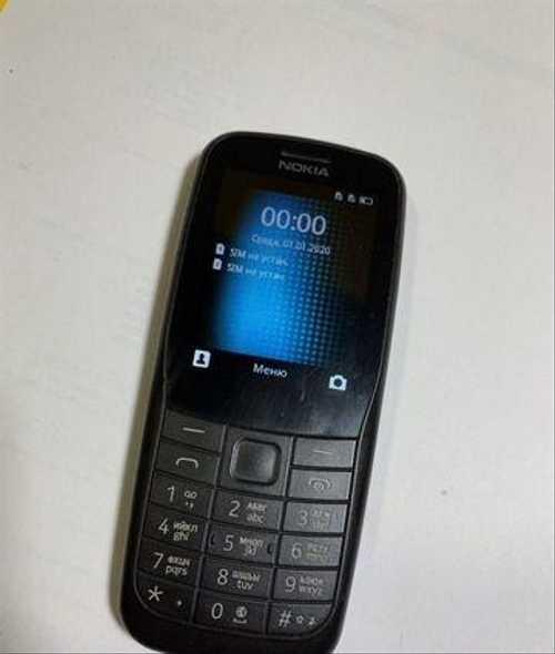 Телефон Nokia 220 4G Dual SIM Black (TA-1155)