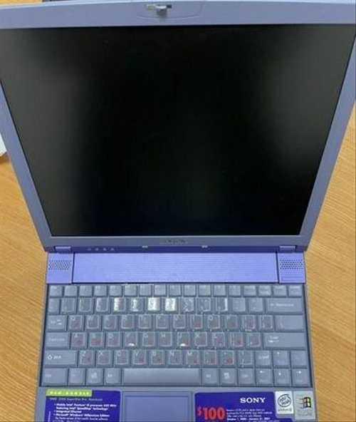 Ретро ноутбук Sony vaio PCG-Z505LE
