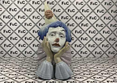 Lladro коллекционная статуэтка, бюст клоуна