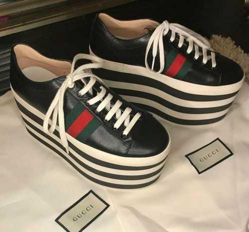 Authentic Gucci Пегги 4" платформа