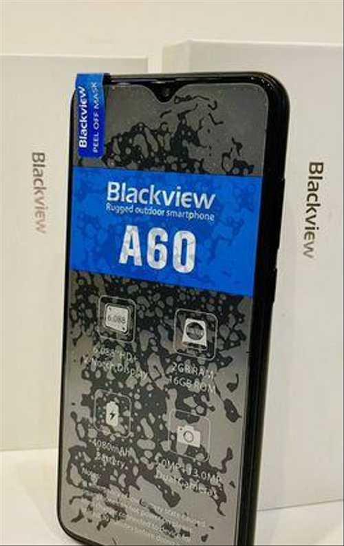 Новый Смартфон Blackview A60 16Gb черный