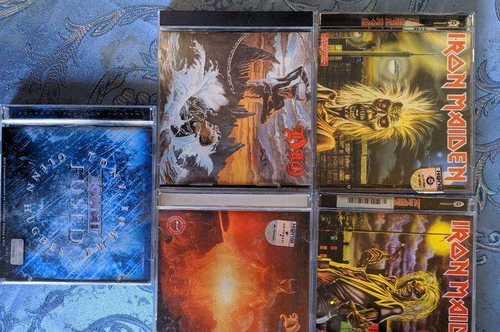 CD диски DIO, iron maiden, Iommi