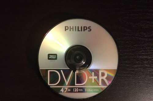 Болванки Philips DVD+R 4.7GB 1-16х
