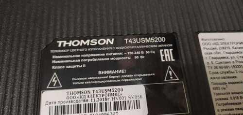 Thompson T43USM5200 Запчасти