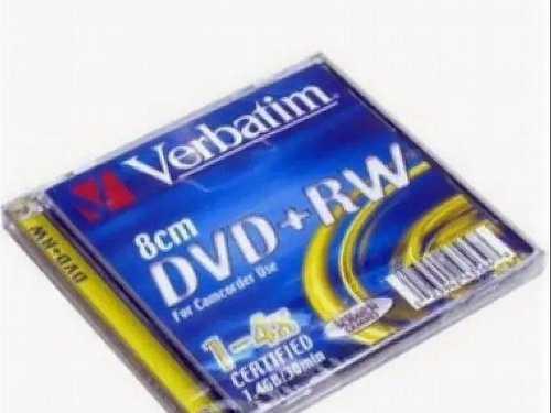 Диск DVD RW 8cm Verbatim (новый)