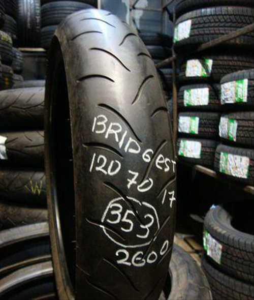 Мотошина 120 70 R17 Bridgestone в идеале № 353