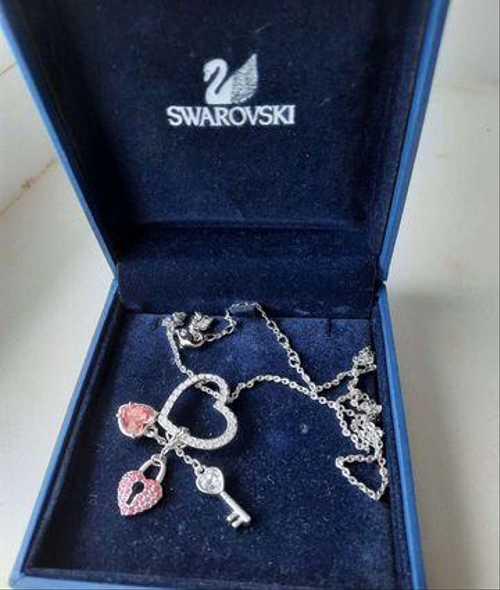 Swarovski кулон с цепочкой