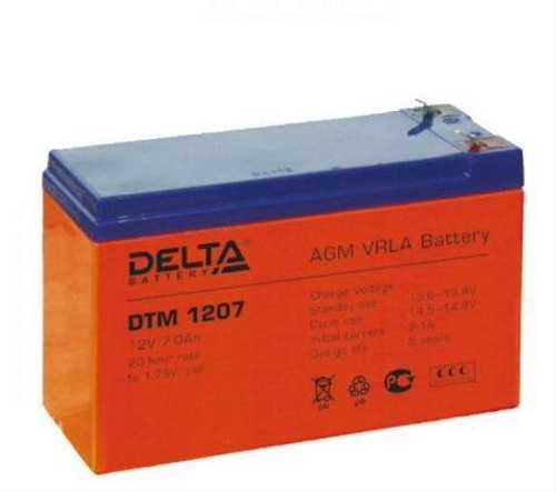 Батарея Delta DTM 1207, 12V 7Ah (Battery replaceme