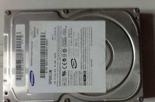 Samsung 40 Gb 3.5 IDE