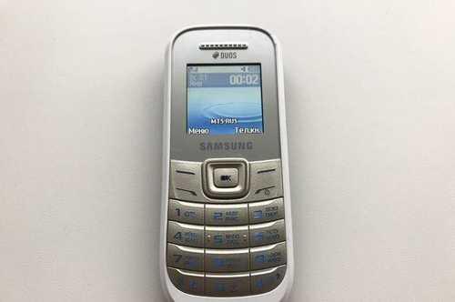 Samsung GT-E1202 duos White. Полный комплект