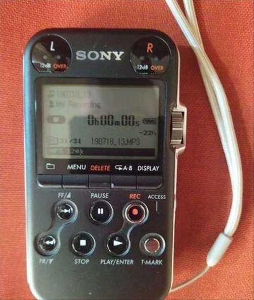 Плеер аудио рекордер диктофон Sony PCM-M10