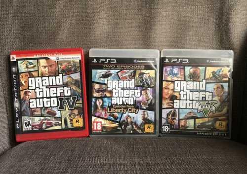 Игры Grand theft auto (IV, V) на PlayStation 3