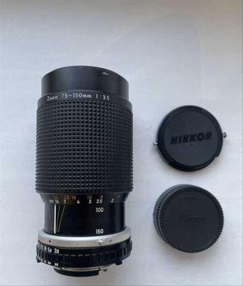 Объектив Nikon zoom 75-150mm f3.5 ai-s series e