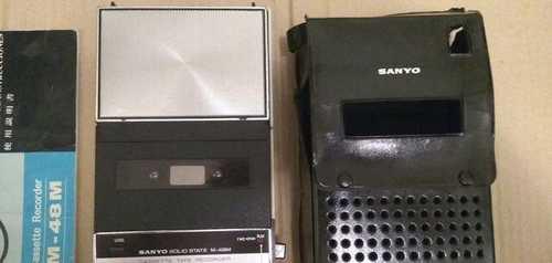 Магнитофон Sanyo 1968 г. кассетный