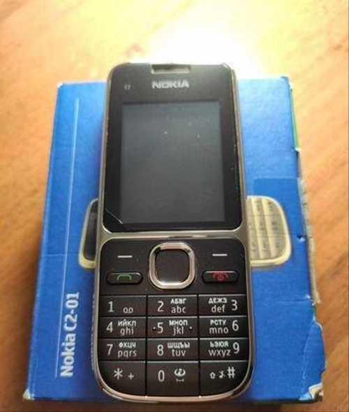 Кнопочный телефон Nokia новый c2-01