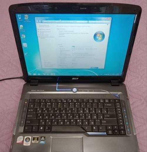 Ноутбук Acer 5930G, 2.8GHz,3Gb, SSD60Gb, HDD320Gb