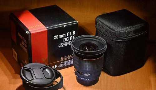 Sigma AF 20 mm f/1.8 EX DG для Pentax