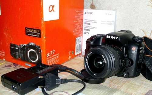 Sony Alpha SLT-A77 kit 18-55mm