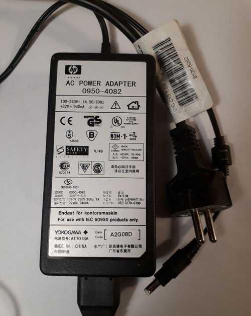 Ac power adapter 0950 4082 схема