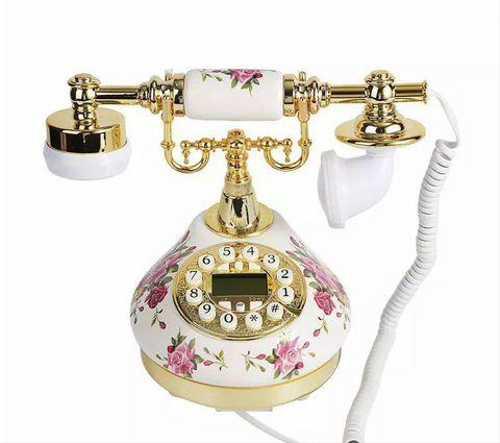 Старинный стационарный телефон