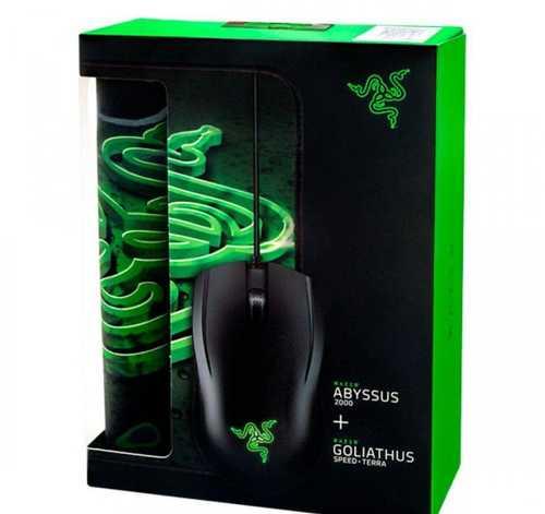 Игровая мышь + коврик Razer Abyssus 2000