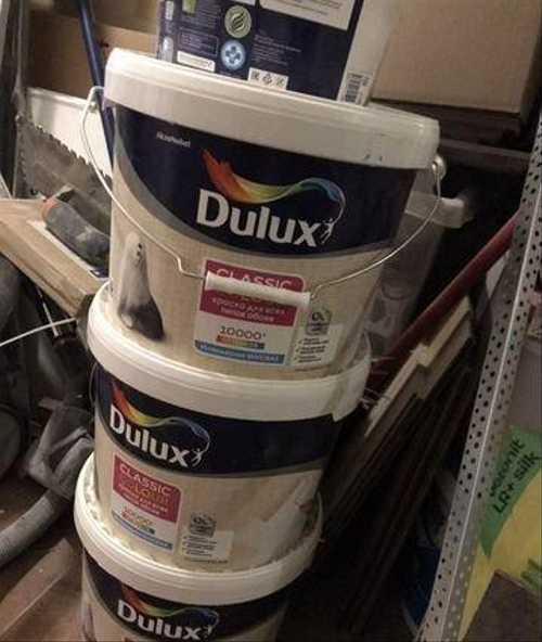 Краска dulux белая 35 литров