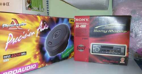 Автомагнитола кассетная sony xp 4900 в упаковке