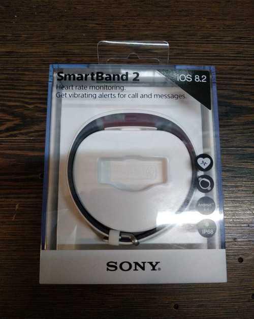 Браслет Sony SmartBand 2 (SWR12) с пульсометром