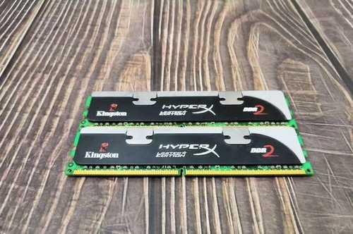 Оперативная память Kingston HiperX DDR2 4GB 2x2