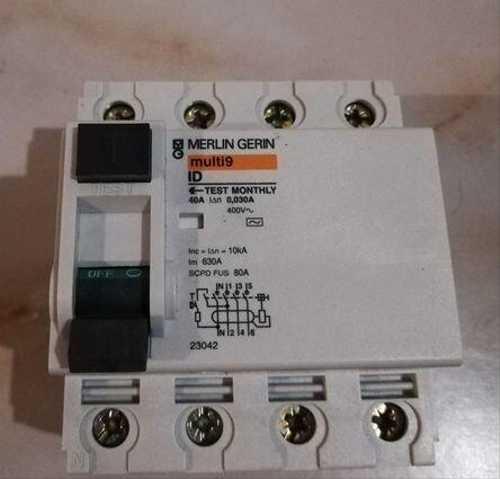 Узо schneider electric merlin gerin multi 9