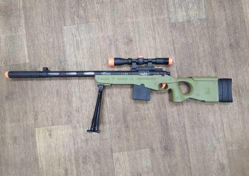 Детская винтовка AWP на сошках со звуко и светом