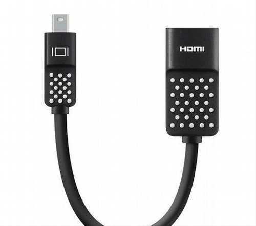 Переходник Belkin Mini DisplayPort/hdmi 4K Black