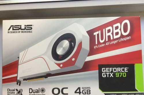 Игровая видеокарта Asus Geforce GTX 970 turbo OC